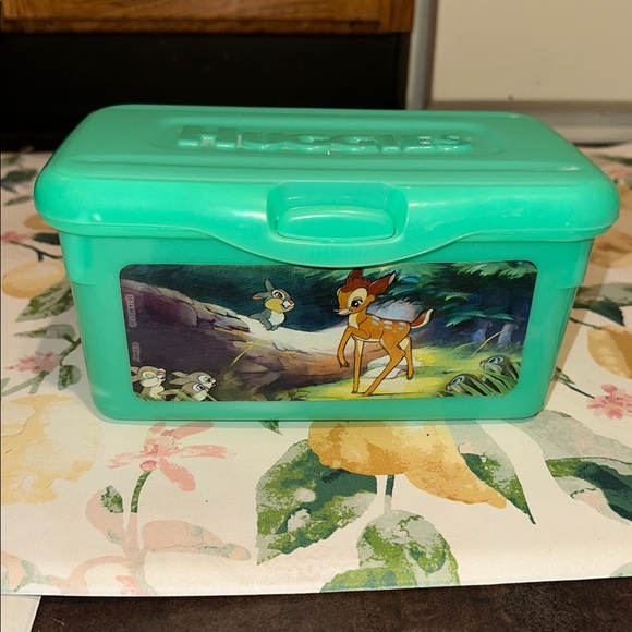 Huggies | Other | Huggies Wipes Container Green Disney Bambi Empty ...